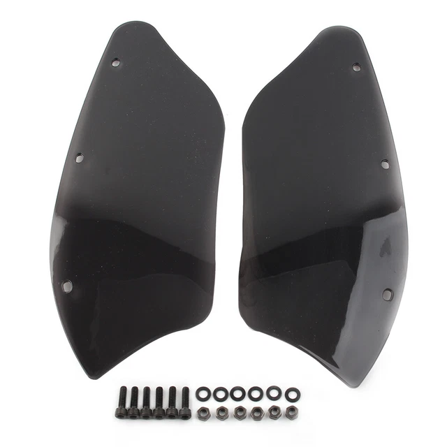 BATWING FAIRING WIND Deflectors Fit Harley Dyna Heritage Softail Road ...