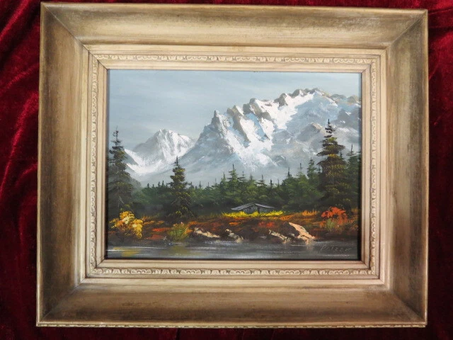WILHELM RETZER SIGNIERTES Öl-Gemälde "Lautersee b. Mittenwald" EUR 55 ...