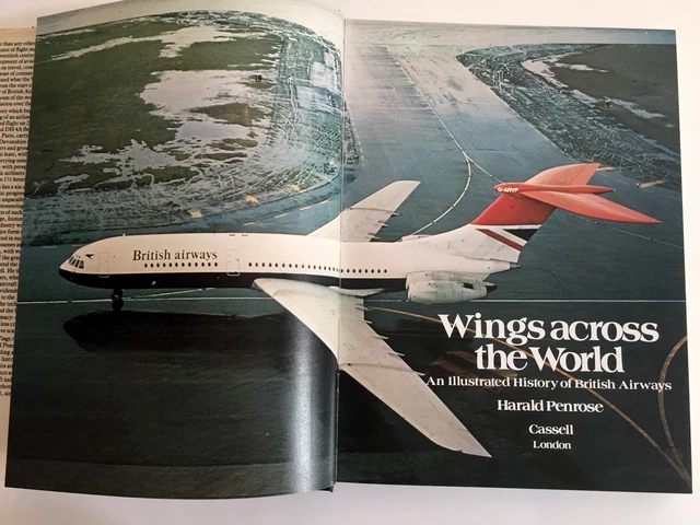 BRITISH AIRWAYS ILLUSTRATED Vintage History Book Boac Bea Imperial ...