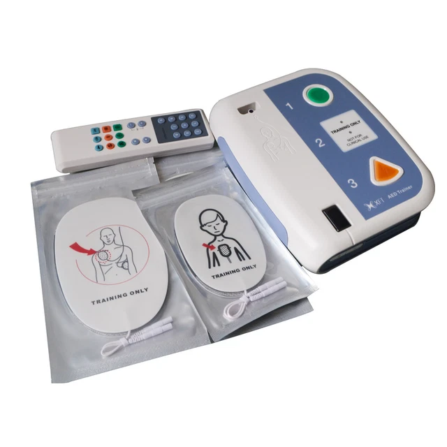 AUTOMATED EXTERNAL DEFIBRILLATOR AED Trainer Device For CPR Training in ...