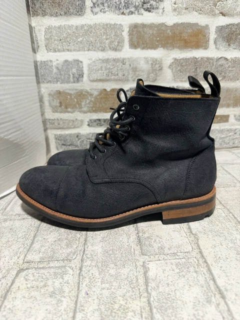 TAFT 9520 MEN'S The Dragon 2.0 Boots Size 8 Black Leather Lace Up £74. ...