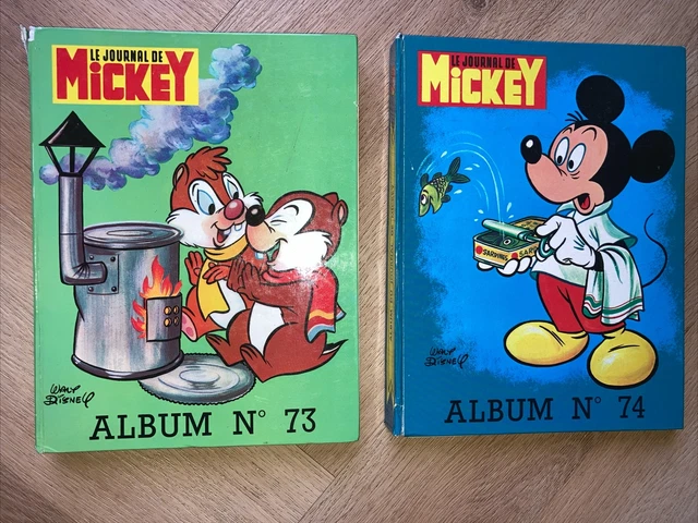 ALBUM N°73 + 74 Le Journal De Mickey 1976 EUR 25,50 - PicClick FR