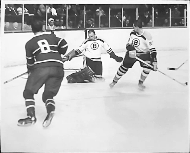 1967 GERRY CHEEVERS Nhl Hockey Type 1 Photo Boston Bruins Goalie Hhof ...
