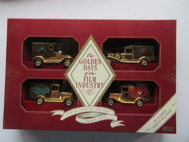 LLEDO X4 BOX set Ltd Edition Golden Age 24 carat gold plated £30.00 ...
