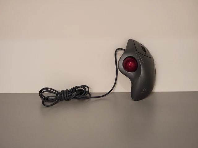 LOGITECH T-BB18 TRACKMAN Wheel USB Trackball Mouse Tested $35.50 ...