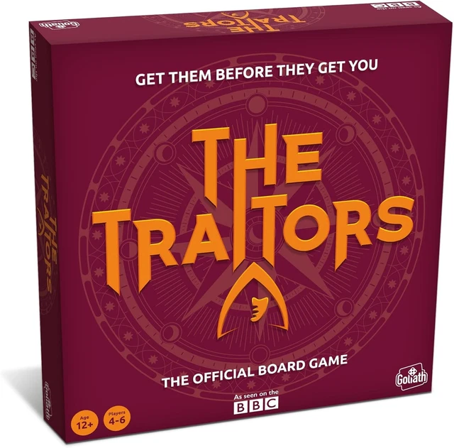 GOLIATH GAMES PRESENTS: The Traitors - Official Board Game | Based on ...