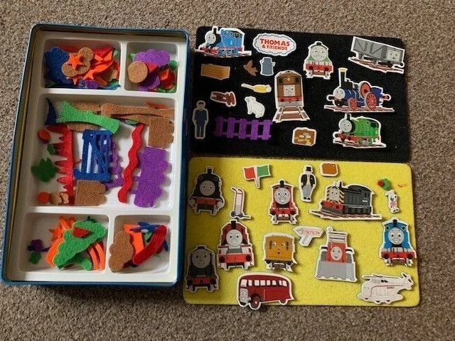 THOMAS THE TANK Engine Fuzzy Felt Laminated £5.99 - PicClick UK