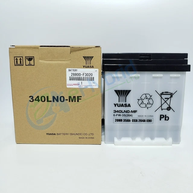 GENUINE TOYOTA YARIS Cross 12V Battery 35AH Auxiliary Battery LN0 28800-F3020 £159.99 - PicClick UK