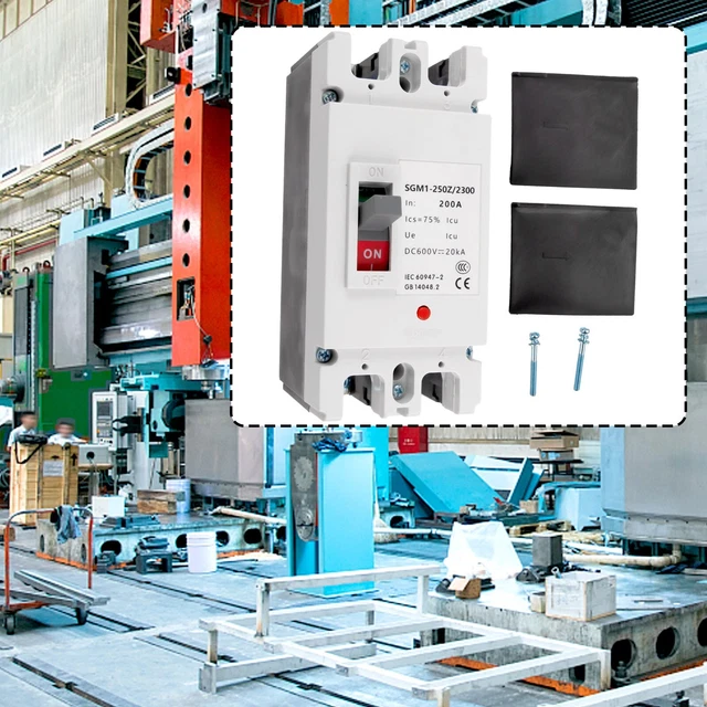 POWER MOLDED-2P DC 600Vsolar Case Circuit Breaker MCCBoverload Switch ...