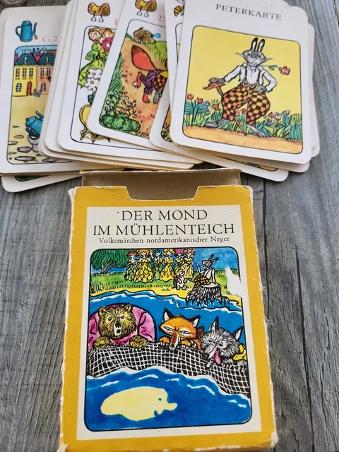 DER MOND IM Mühlenteich, Quartett VEB Verlag für Lehrmittel Pößneck EUR ...