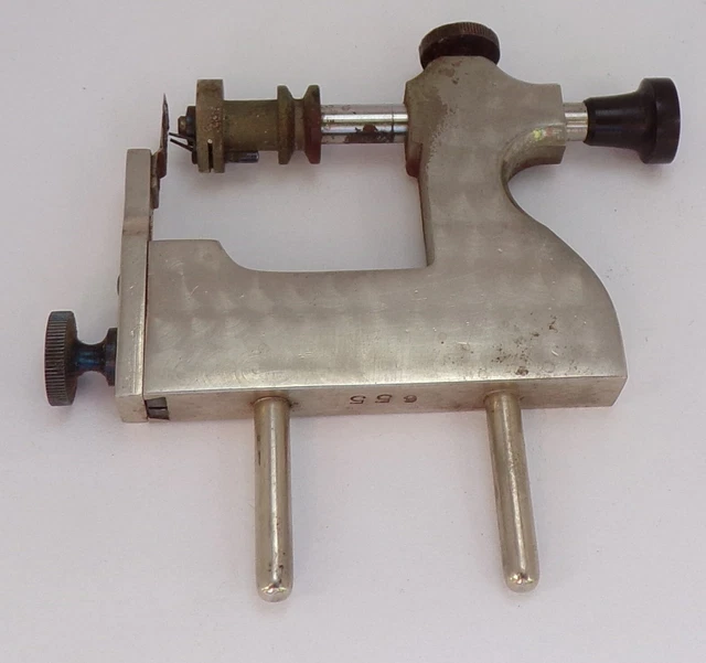 VINTAGE WATCHMAKER DKR Pivot Pivot Lathe Watch Repair Tool Jeweler ...