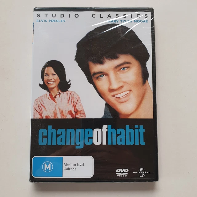 CHANGE OF HABIT (DVD 1969) PAL Region 4 (Elvis Presley, Mary Tyler ...