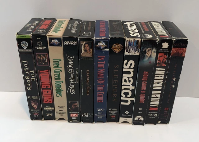 11 VHS TAPES Movie Lot Various Genres Titles Actors Vintage Titles £31. ...