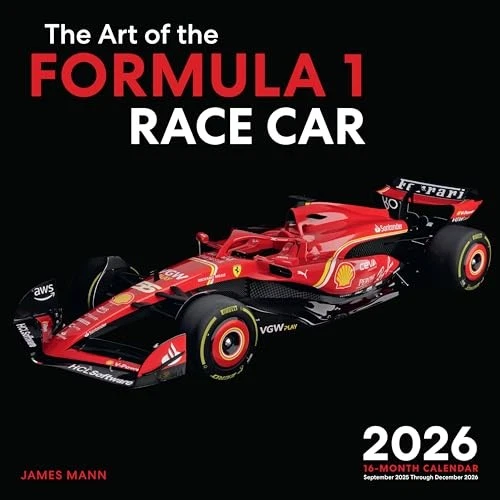 ART OF THE Formula 1 Race Car 2026 16-Month Calendar--September 202 ...
