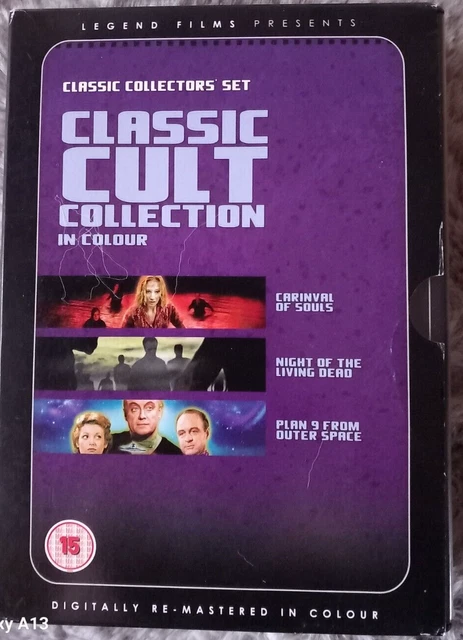CLASSIC CULT COLLECTION In Colour DVD R2 - 3 Cult Classics 2009 Legend ...