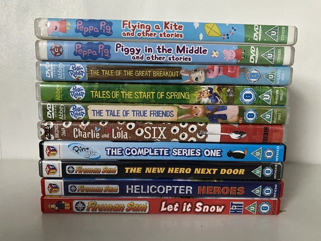 PRE-SCHOOL ANIMATION CHILDREN’S DVD Bundle Job Lot Collection Peppa Pig ...