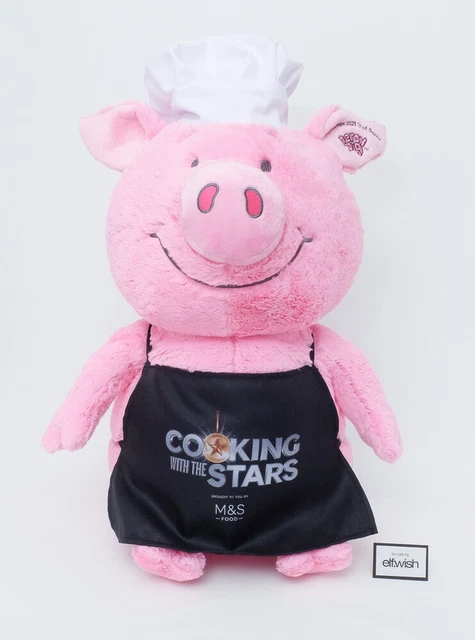 CHEF PERCY PIG Cooking With The Stars Ltd Edition Supercute Soft Toy ...