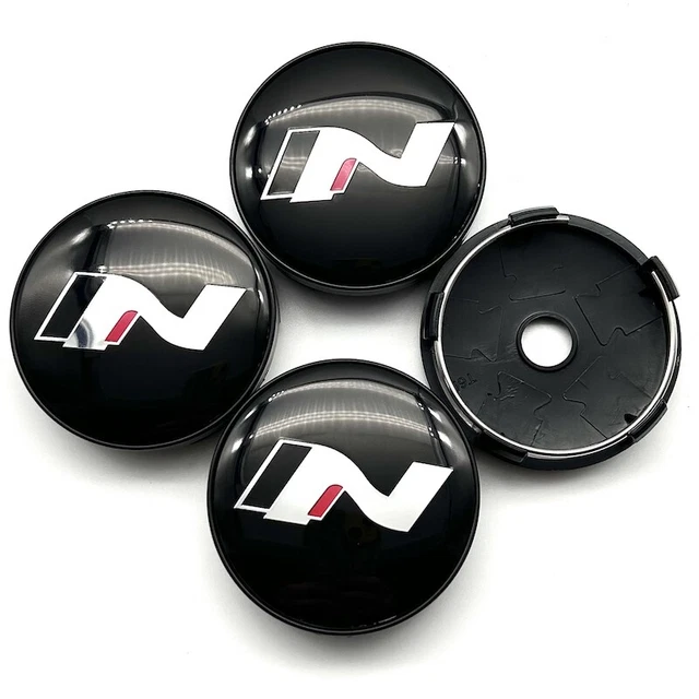 4X 60MM FÜR Hyundai N-Line Logo Auto Radnabenkappe Nabendeckel ...