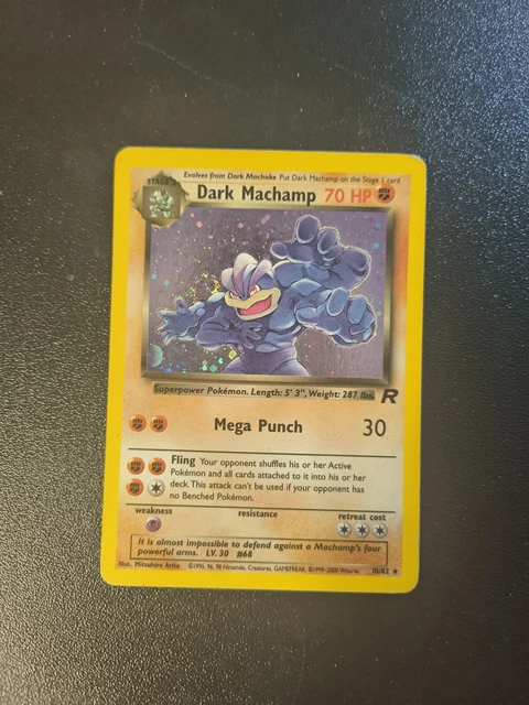CARD POKEMON DARK Machamp 10/82 Set Team Rocket Eng. HOLO EUR 5,00 ...