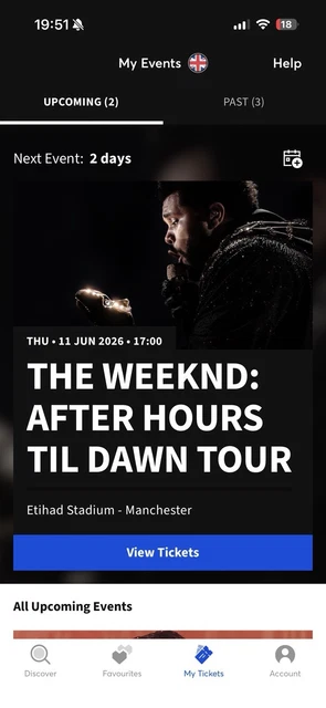 THE WEEKND AFTER Hours Til Dawn Tour Mobile Tickets Etihad Stadium ...