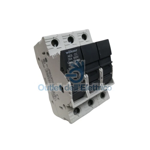 WOHNER 31297 FUSE Holder Class Cc ,3P ,30A £53.32 - PicClick UK