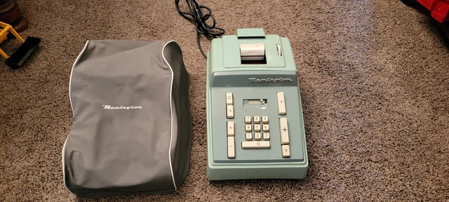 VINTAGE REMINGTON RAND Adding Machine Model Number 4071 1-10 $49.99 ...