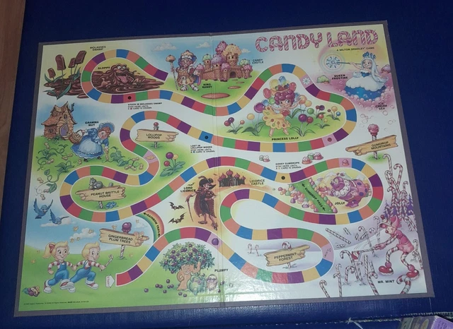 RARE VINTAGE 1984 Candy Land Game BOARD ONLY $14.40 - PicClick