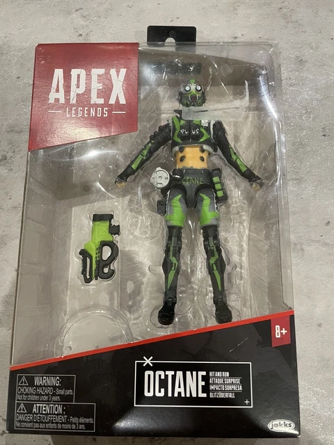 APEX LEGENDS OCTANE Green 6 inch Action Figure High articulation Jakks ...