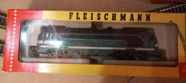 FLEISCHMANN H0 4280 Diesellok blau SNCF 68001 Rar EUR 49,00 - PicClick DE