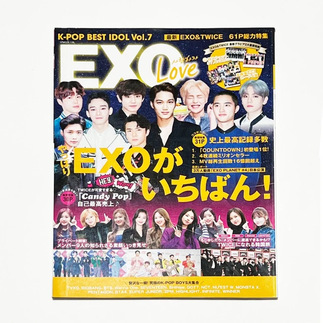 MAGAZINE K-POP BEST IDOL Vol.7/EXO Love 2018/3/ £26.30 - PicClick UK