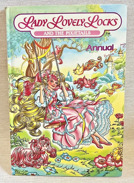 VINTAGE LADY LOVELY Locks & Pixie Tails Annual Book 80’s 1989 FLAWS ...