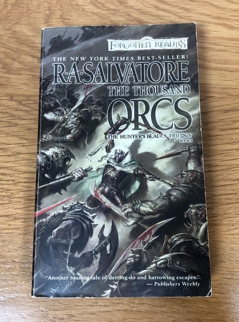 FORGOTTEN REALMS NOVEL The Thousand Orcs Book 1 BY R.A. SALVATORE £7.49 ...