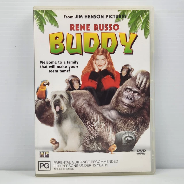 BUDDY DVD MOVIE 1997 Rene Russo Jim Henson Pictures Adventure Family ...
