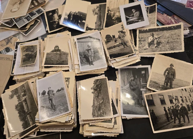 WW2 WWII ORIGINAL German soldiers wartime military photo photograph £3. ...