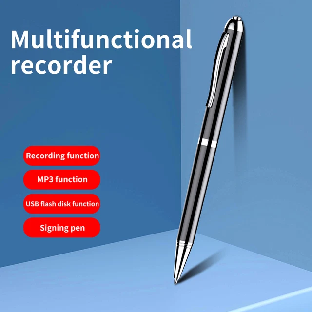 8GB RECHARGEABLE DIGITAL Voice Recorder Pen with One-Touch Recording ...