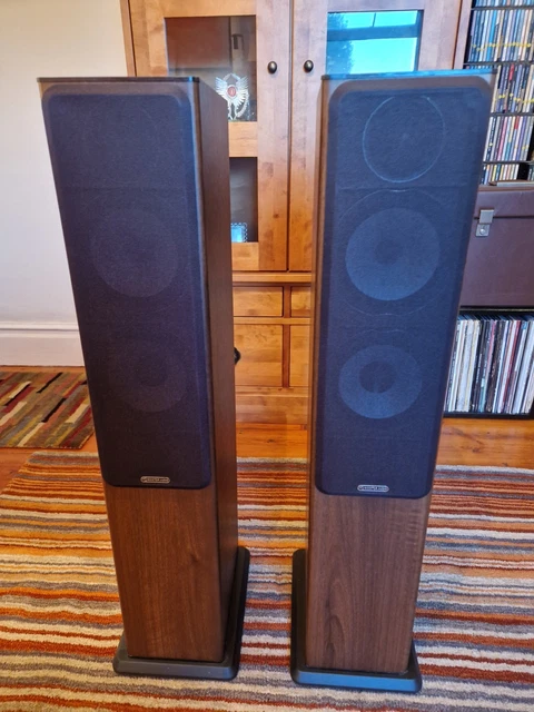 MONITOR AUDIO BRONZE BX5 Walnut Floor Standing Speakers £130.68 ...