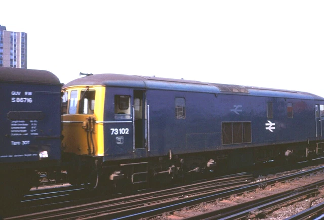 MM 63 ORIGINAL Colour Slide Class 73 102 At Clapham Junction 1979 £2.99 ...