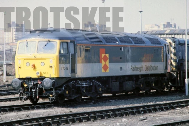35MM SLIDE BR British Rail Diesel Loco Class 47 47049 1996 Original £4.98 - PicClick UK
