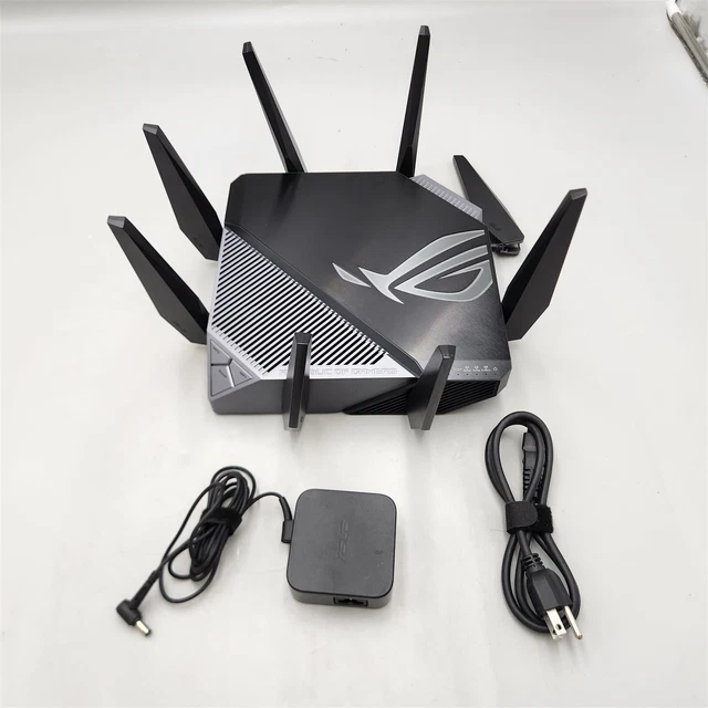 ASUS ROG RAPTURE GT-AXE11000 Tri-band WiFi 6E Extendable Gaming Router ...