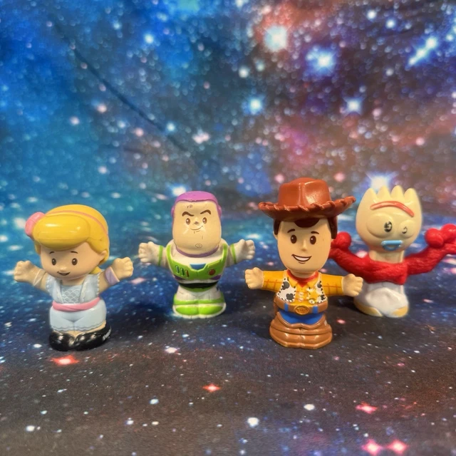 FISHER PRICE LITTLE People Disney Toy Story Set Buzz Bow peep Woody ...