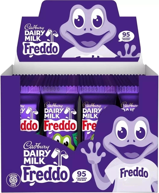 CADBURY DAIRY MILK Freddo Chocolate Bar Pack Of 60 x 18gm Fast Delivery ...