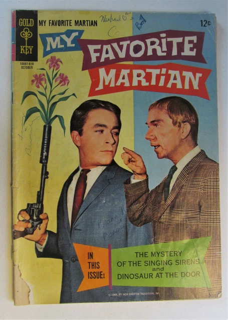 9 1966 MY FAVORITE MARTIAN TV SHOW COMIC photos of Uncle Martin & Tim ...