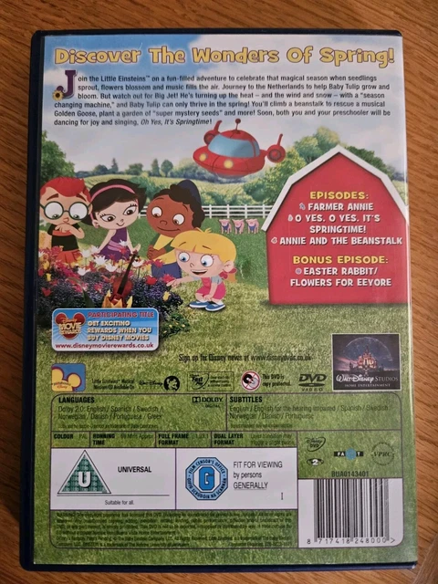 DISNEYS LITTLE EINSTEINS Oh Yes It's Springtime Dvd Kids Disney $100.48 ...