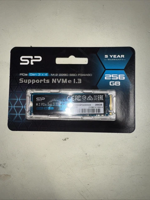 SILICON POWER 256GB Nvme M.2 Pcie Gen3X4 2280 SSD (SP256GBP34A60M28 ...