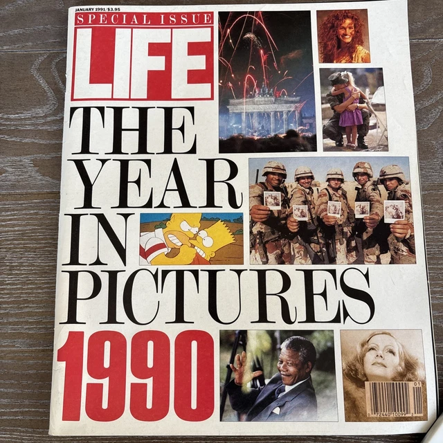 LIFE MAGAZINE 1990 The Year In Pictures Special Edition January 1991 ...