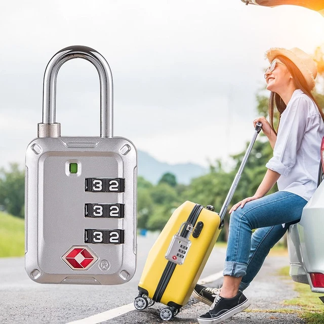 ZINC ALLOY CUSTOMS Password Lock Anti-theft Suitcase Luggage Coded Lock ...