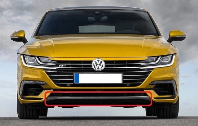 NEW GENUINE VOLKSWAGEN Arteon R Front Bumper Center Chrome Molding ...