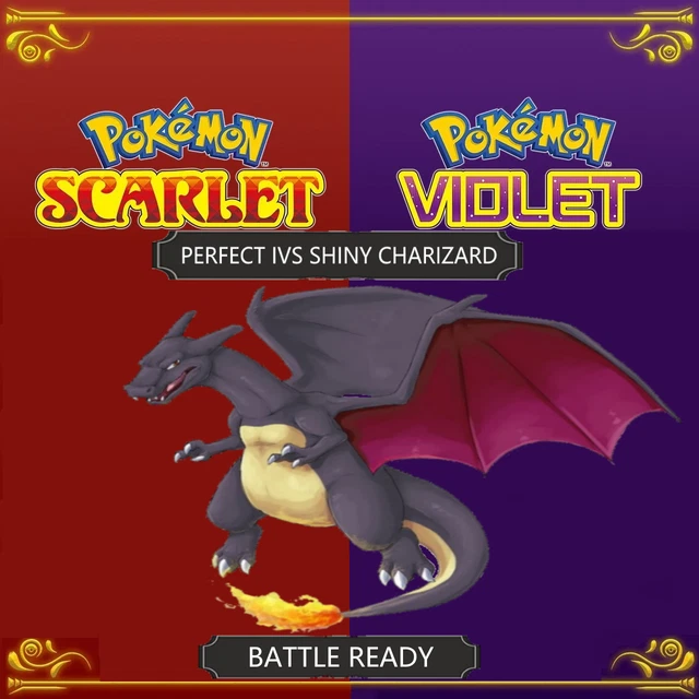 POKEMON SCARLET VIOLET 6IV Shiny Charizard BATTLE READY EUR 1,73 ...