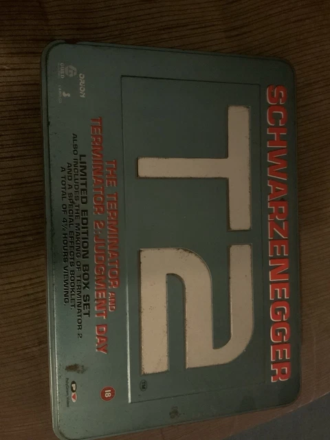 TERMINATOR - BOX Set (VHS) With Art Book, In Metal Tin, Terminator 1 ...