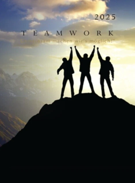 ADLER TEAMWORK MONATSPLANER 2025 Neu / Kalender Organizer Planer! EUR ...